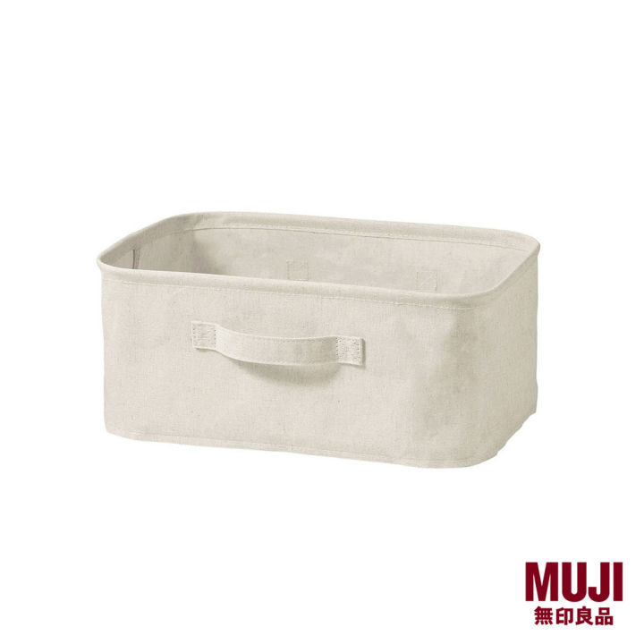 MUJI Polyester Linen Soft Box 22AW | Lazada Singapore