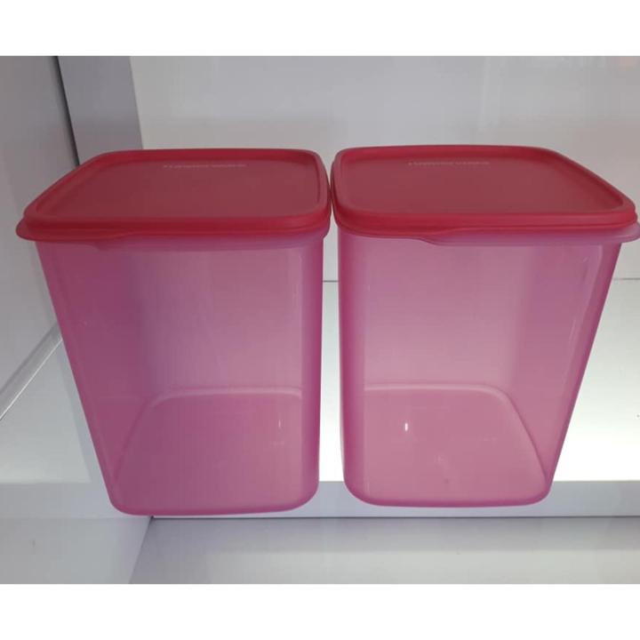 Tupperware Smart Saver Square IV PWP 2x5.4L (L18.9cm W18cm H22.8cm ...
