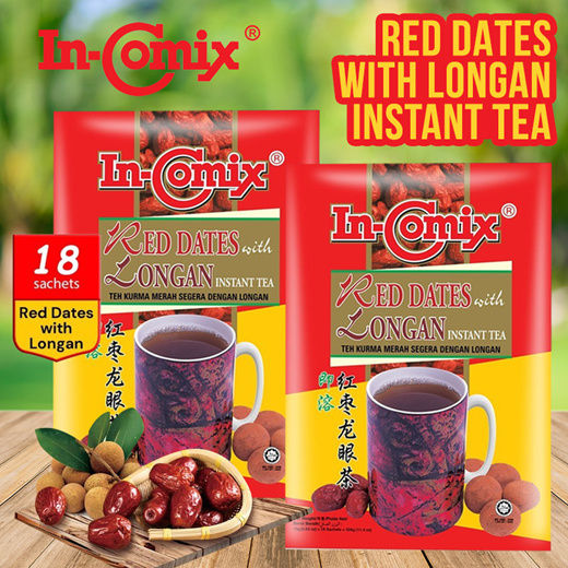 In-Comix Red Dates with Longan Tea (18's x 18g) | Lazada