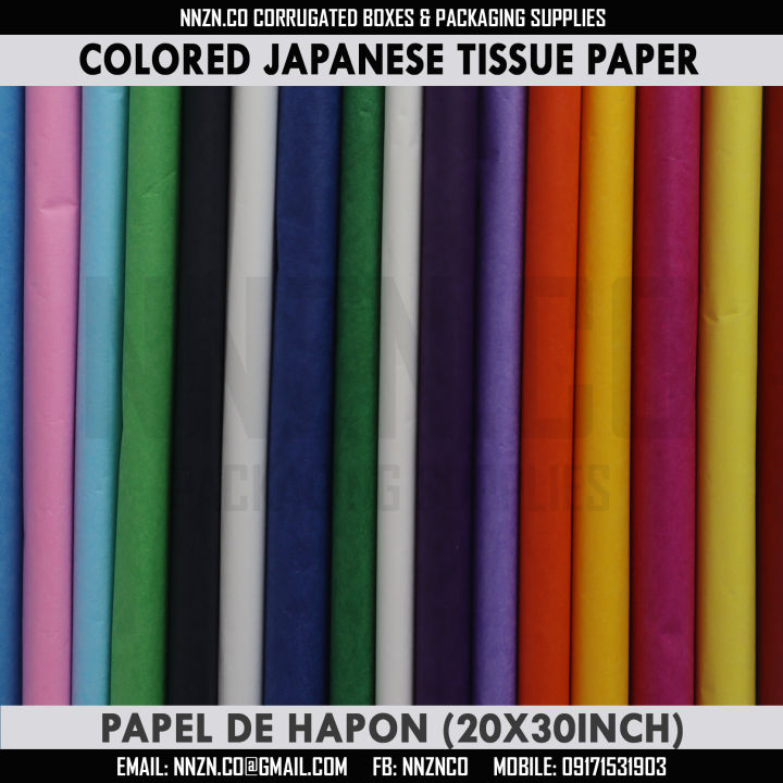 NNZN Japanese Paper Papel De Hapon Japanese Tissue Paper Colored ...