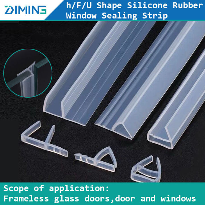 6Meters Silicone Rubber Window Sealing F/U/h Corner Shape Door Weather ...