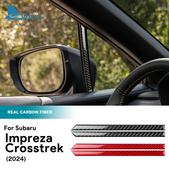 For Subaru Crosstrek Impreza 2024 AIRSPEED Real Carbon Fibre 2pcs Car ...