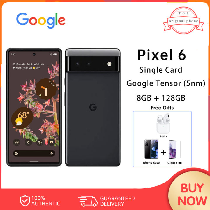 Google Pixel 6 Unlocked US Version Single Sim + eSIM 5G Mobile Phone ...