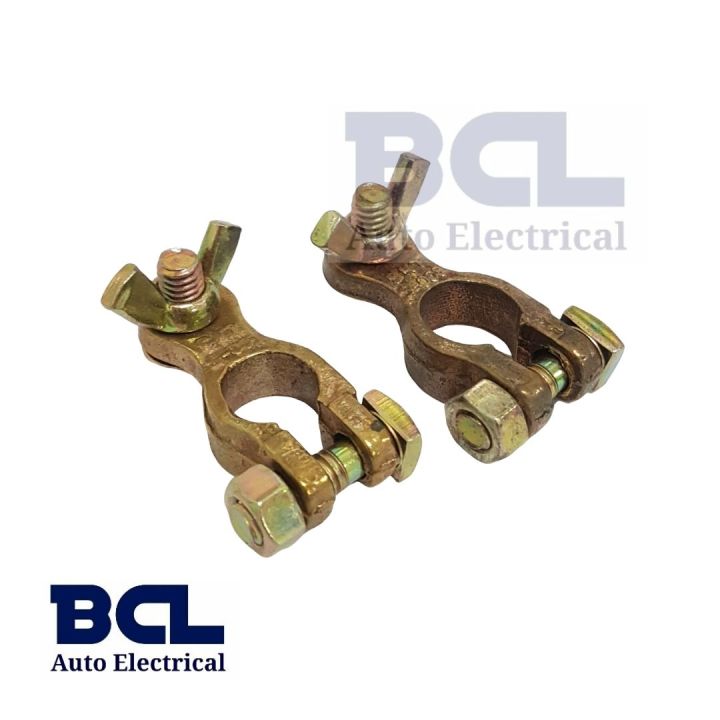 S008 SET +/- Universal Type Battery Terminals Car / Trucks / Lori Use ...