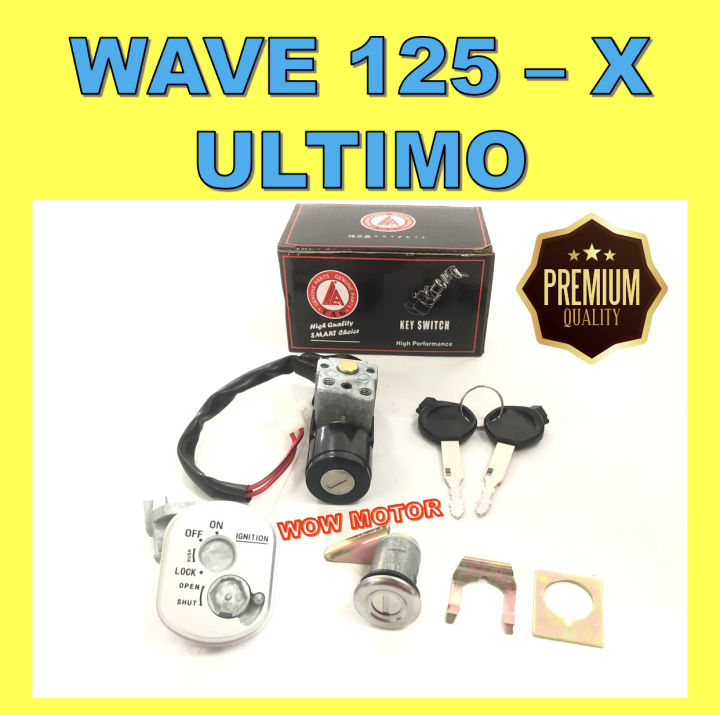 WAVE 125 X MAIN SWITCH SET TAG ULTIMO SUIS KEY SET WAVE125X SWICTH KEY ...