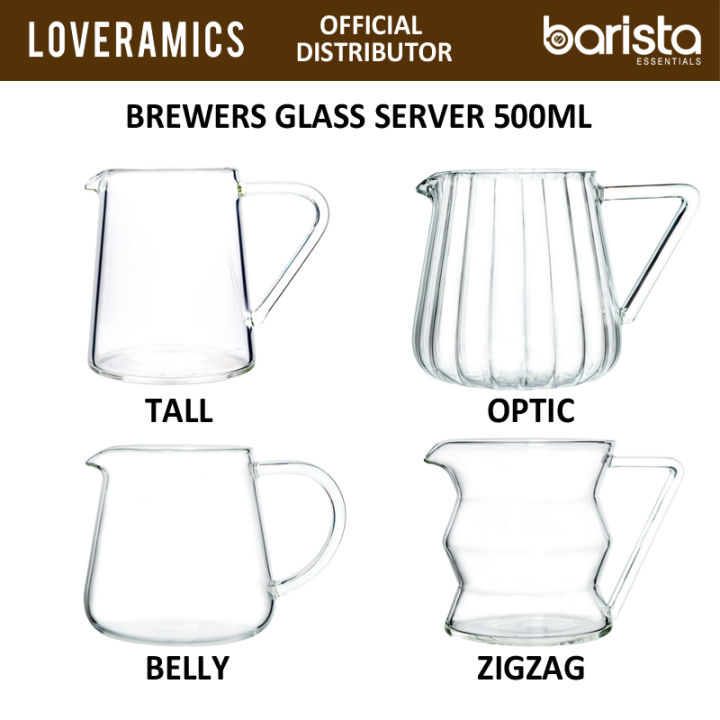 Loveramics BREWERS - Glass Coffee Server Pitcher 500mL Choose from Tall ...