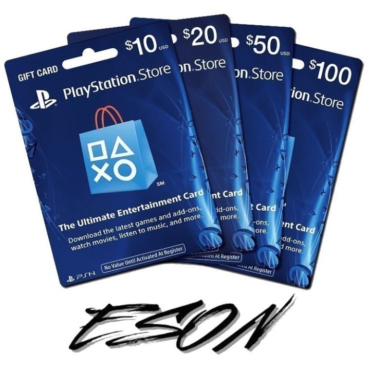 PSN Playstation Network Card US SG HK - Esonshopph | Lazada PH