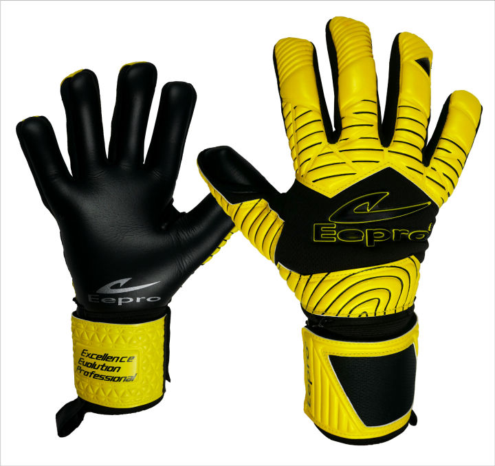 Eepro EG10M1R ถุงมือผู้รักษาประตู Goalkeeper อีโปร มีฟิงเกอร์เซฟ ...