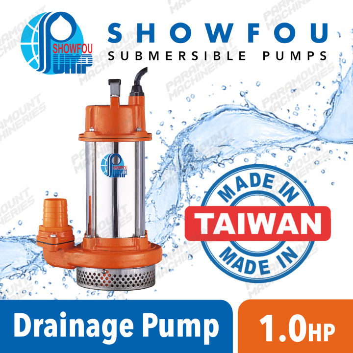 Showfou SF-112AD Submersible Drainage Pump 1HP [Paramount Machineries ...