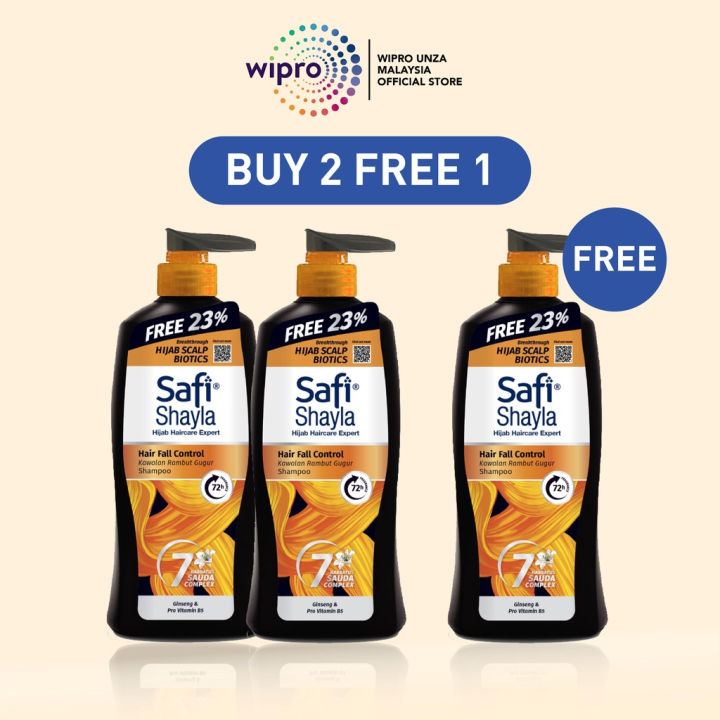 (Buy2Free1) Safi Shayla Hair Fall Control Shampoo 640g | Lazada