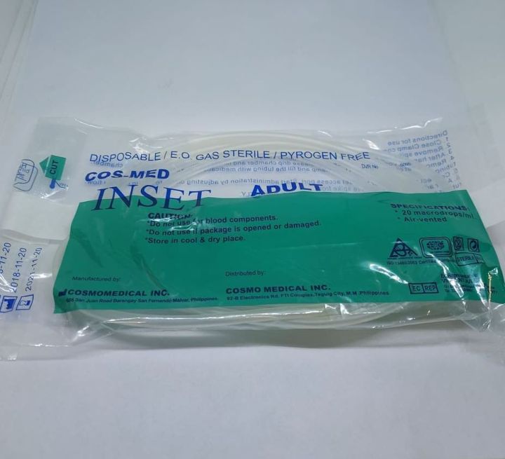 Cosmed IV Solution Set Adult 20 MacroDrops/ml Exp. 2024-12 | Lazada PH