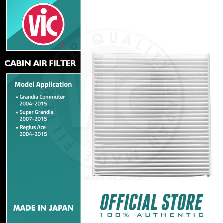 RoadFit VIC Cabin Air Filter AC-109E for Toyota Hiace Grandia Commuter ...