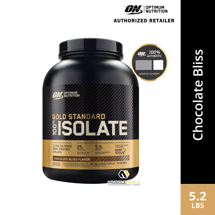 Optimum Nutrition - Gold Standard 100% Isolate [1.58LBS / 5.2LBS] [ON ...