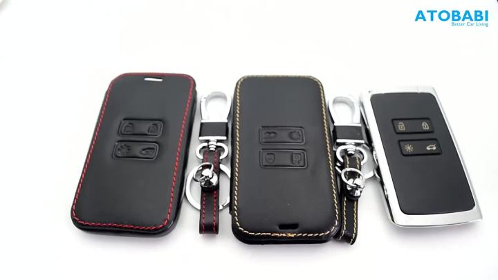 FTHGATOBABI Leather Car Key Cases For Renault Clio 5 Kadjar Koleos ...