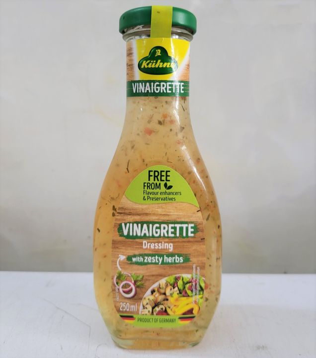 [Chai 250ml – VINAIGRETTE ] XỐT GIẤM TRỘN XÀ LÁCH VỊ THẢO MỘC BẠC HÀ ...