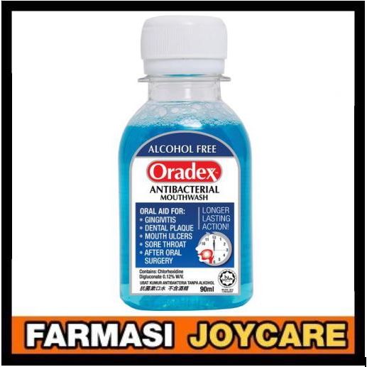 Oradex Antibacterial / Everyday Antiseptic / Supreme Mouthwash Alcohol ...