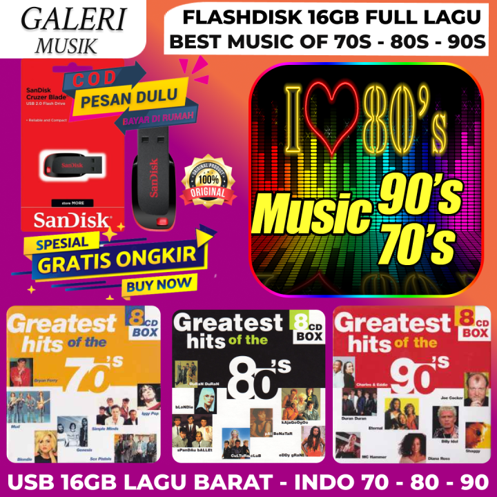 Flashdisk Plus isi Mp3 Barat indonesia Tahun 70s 80s 90s | Lazada Indonesia