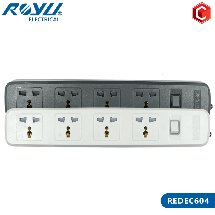 Power Strips 4 Gang Socket 1 Master Switch 2 Meters Extension Cord ...