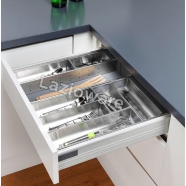 Stainless Steel Drawer Cutlery Spoon Tray Kitchen Cabinet | Lazada