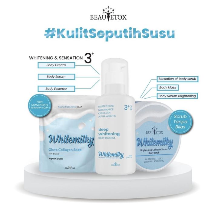 Beautetox #KulitSeputihSusu Whitemilky Series Edition Brightening ...