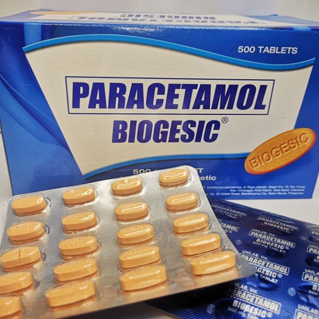 Biogesic Tablet 500mg - 1 Box (500pcs) | Lazada PH
