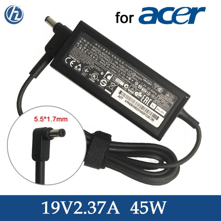 Original Ac Adapter PA 1450 26 Laptop Charger 19V 2.37A 45W For Acer ...