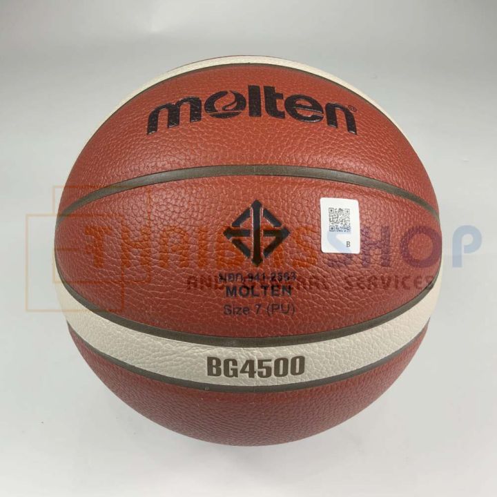 (ของแท้ 100%) ลูกบาส ลูกบาสเกตบอล Molten BG4500 size7 ผลิตมาแทน ลูกบาส ...