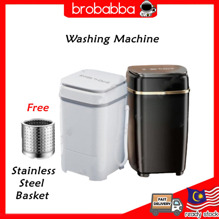 BroBabba Washing Machine Mesin Basuh Baju 7kg Capacity UV Light ...