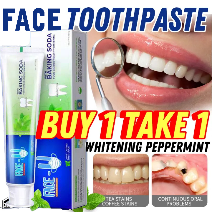 [BUY 1 TAKE 1] FACE U Japan Tech Toothpaste with Baking Soda (Fresh ...