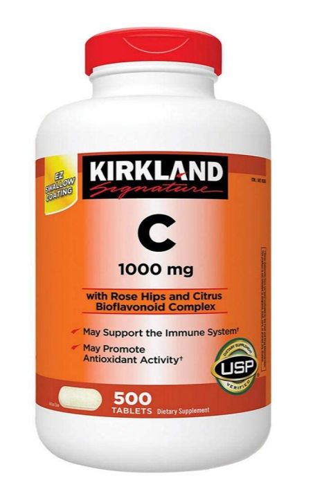 Amys Collection Kirkland Signature Vitamin C 1000 mg., 500 Tablets ...