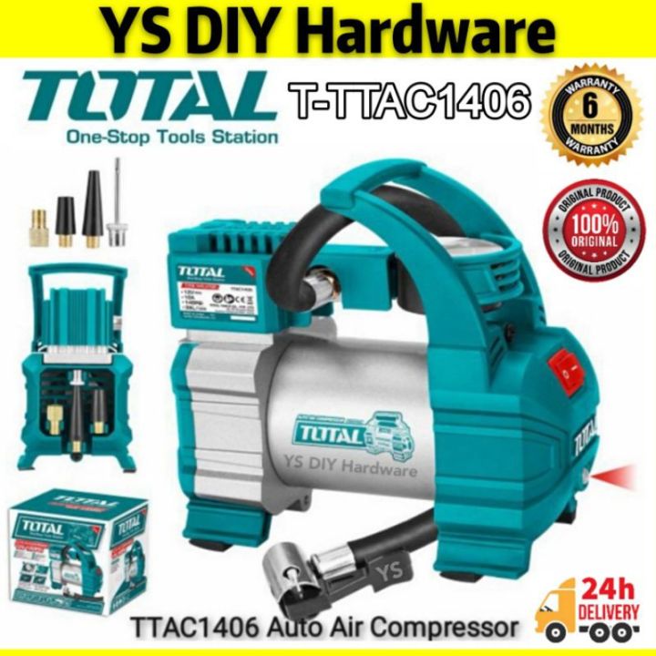 TOTAL Auto Air Compressor T-TTAC1406 | Lazada