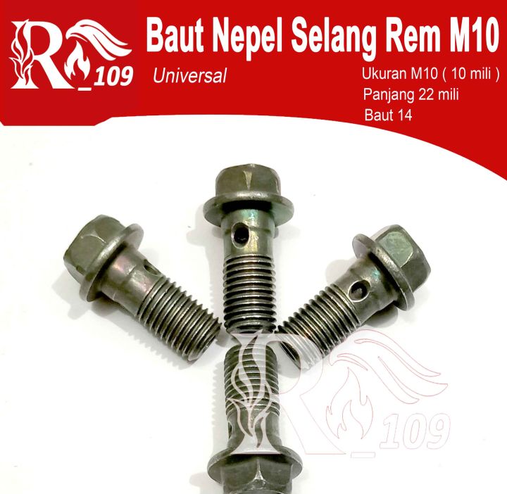 1 PCS Baut Nepel Selang Rem M10 | Lazada Indonesia