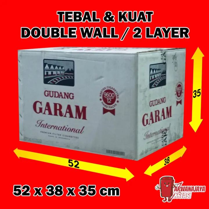 Kardus Jumbo Tebal / Dus Box Besar 2 Layer / Double Wall Untuk Pindahan ...