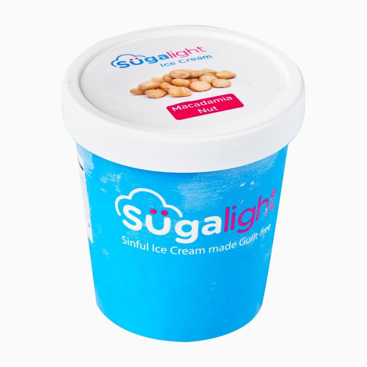 Sugalight Macadamia Nut Ice Cream (No Sugar Added) | Lazada Singapore