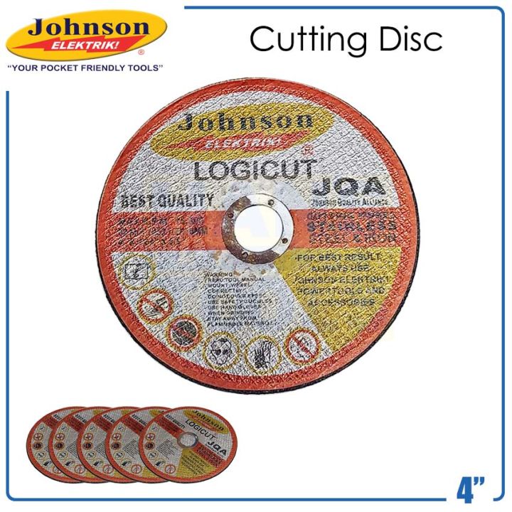 Johnson Elektrik Cut-Off Wheel 4" Super Thin (5pcs) | Lazada PH