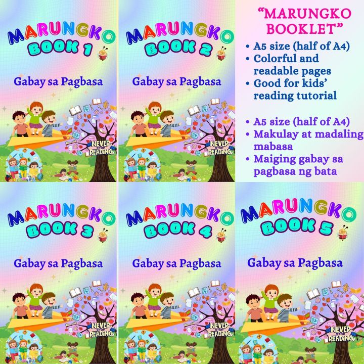 Unang Hakbang sa Pagbasa, Reading Comprehension, Marungko Booklet Gabay sa Pagbasa 1 SET OF 1,2 ...