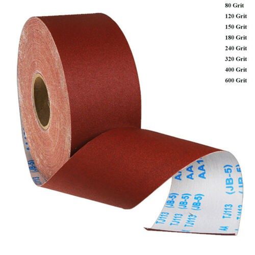 《STOCK&COD》Sandpaper Roll Emery Cloth Sanding Abrasive Sheets 80 120 ...