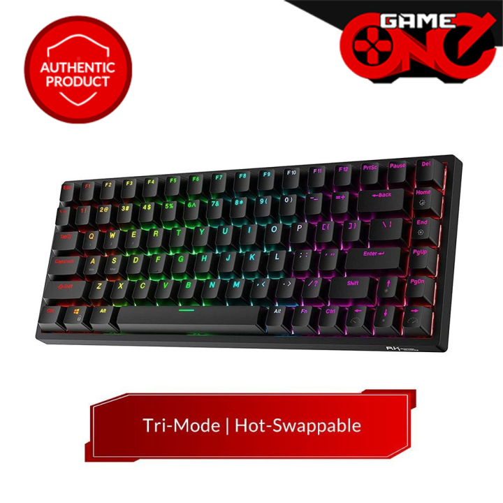 RK Royal Kludge RK84 Tri-Mode RGB 84-Keys Hot-Swappable Mechanical ...