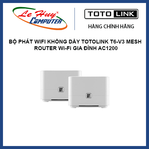 Bộ Phát Wifi Không Dây Totolink Mesh T6-V3 ( 2 Park) - Hàng | Lazada.vn