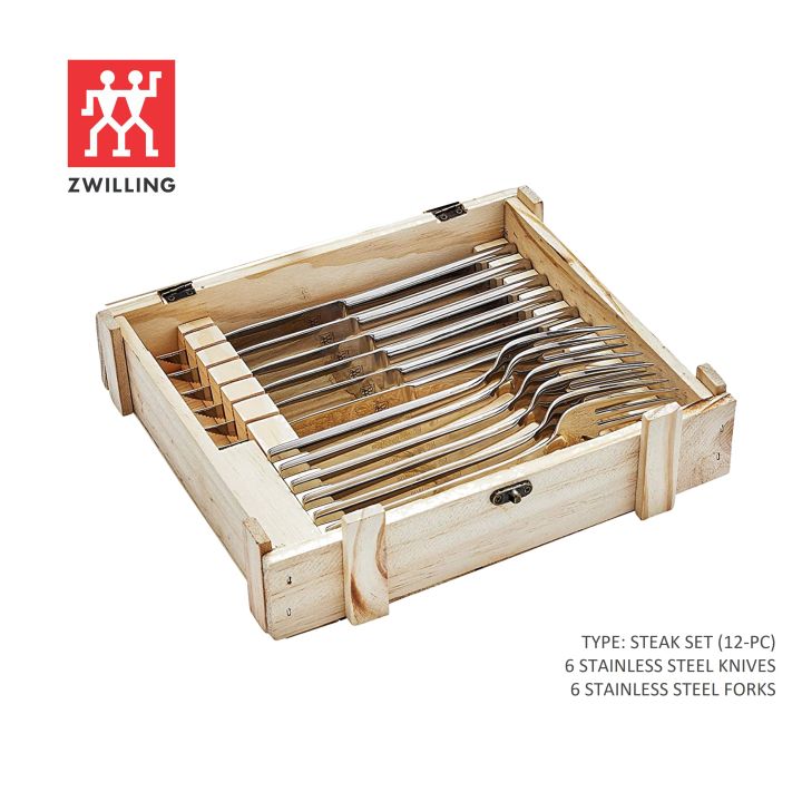 Zwilling Steak Set (12-Pc) / Steak Knives (4-Pc) / Porterhouse Knife ...