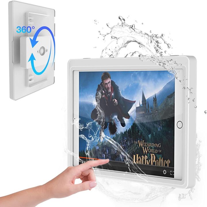 MoKo Wall Mount Shower Tablet Holder, 360 Rotation Waterproof Tablet ...