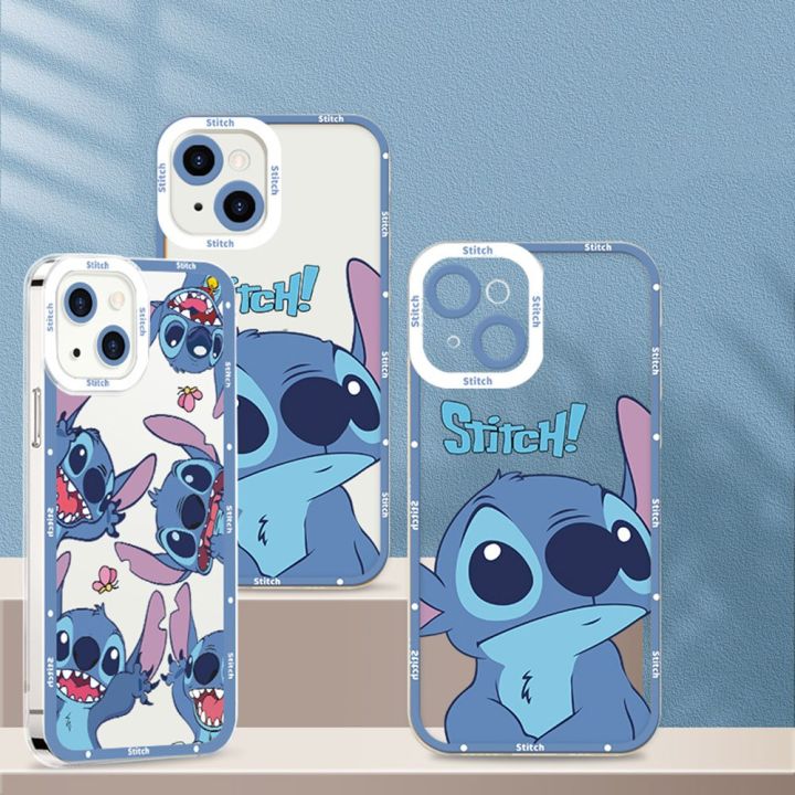 Cartoon Lilo & Stitch Phone Case Voor iPhone 14 12 13 Mini 11 Pro Max ...