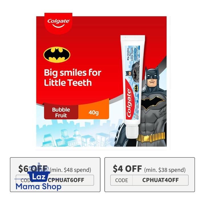 Colgate Kids Batman Toothpaste 40G | Lazada Singapore