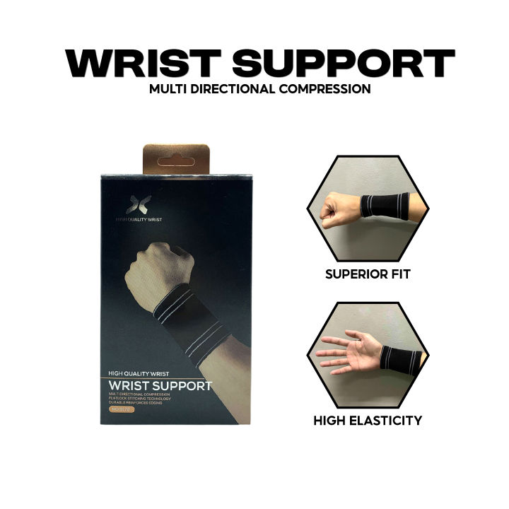 Adjustable Wrist Support – One Size Fits All, Compression & Protection ...