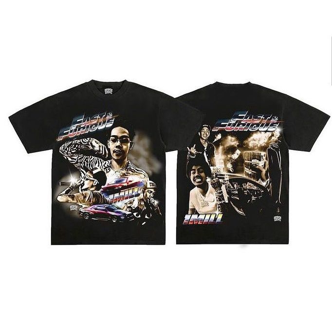 New 1MILL Fast & Furious เสื้อยืดคอตตอนฮิปป๊อป | Lazada.co.th