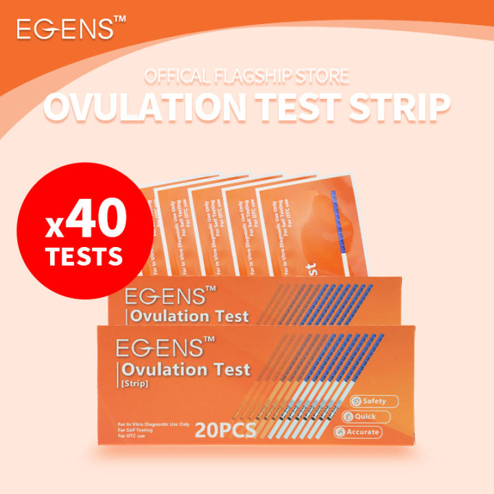 EGENS 40PCS LH Ovulation Test Strips Kit First Response Ovulation ...