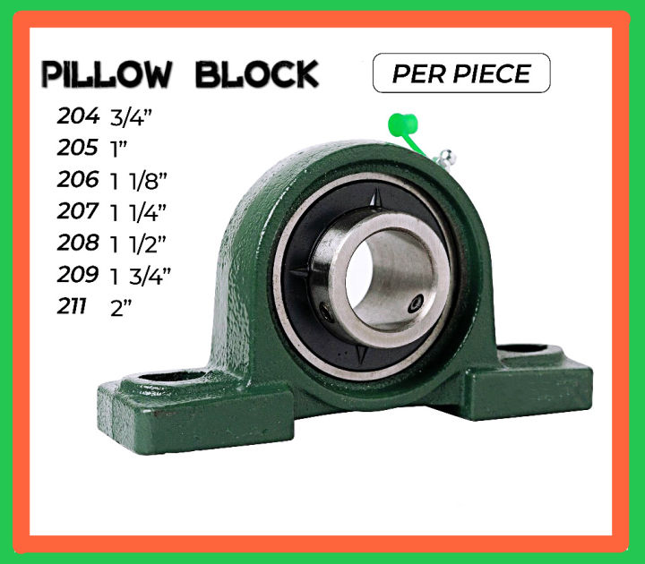 Pillow Block Bearing Unit for Gate 204/205/206/207/208/209/211 | Lazada PH