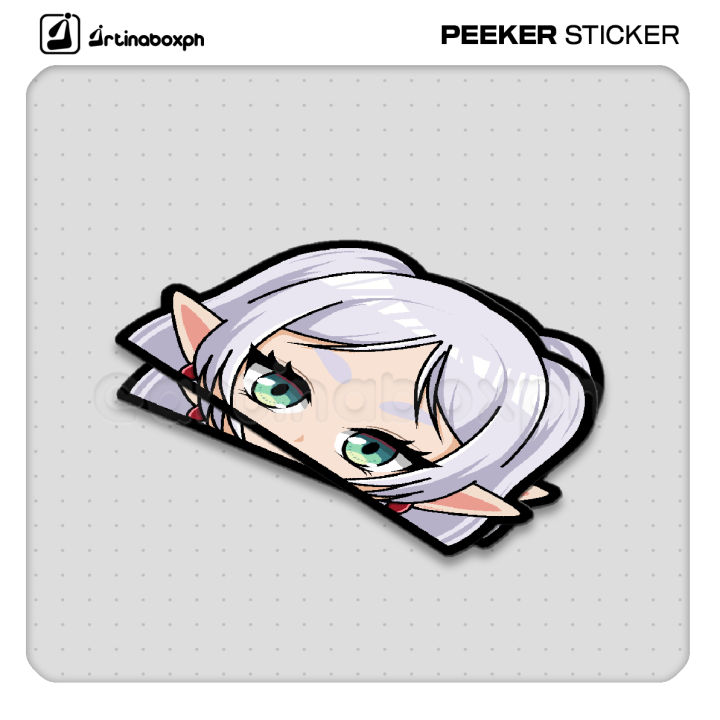 Frieren - Frieren: Beyond Journey's End Waterproof Peeker Sticker by ...