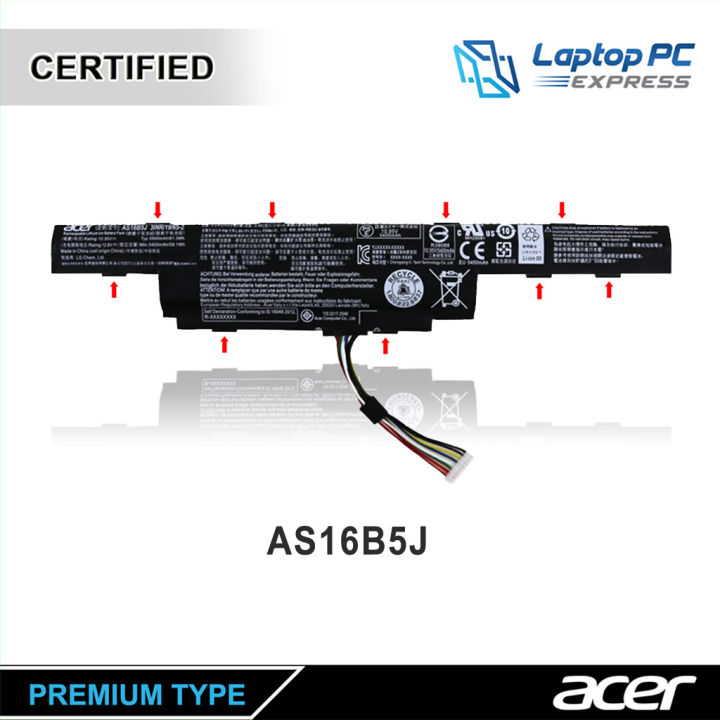 ACER Laptop Battery AS16B5J AS16B8J Compatible with Acer Aspire E15 E5-575G series: E5-575G-53VG ...