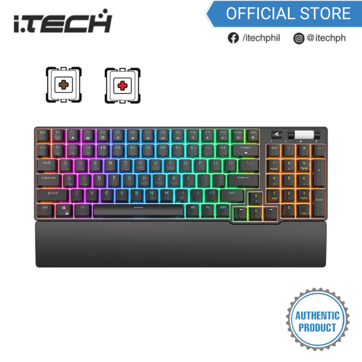 RK Royal Kludge RK96 90% Tri-Mode Hot-Swappable RGB Mechanical Keyboard ...